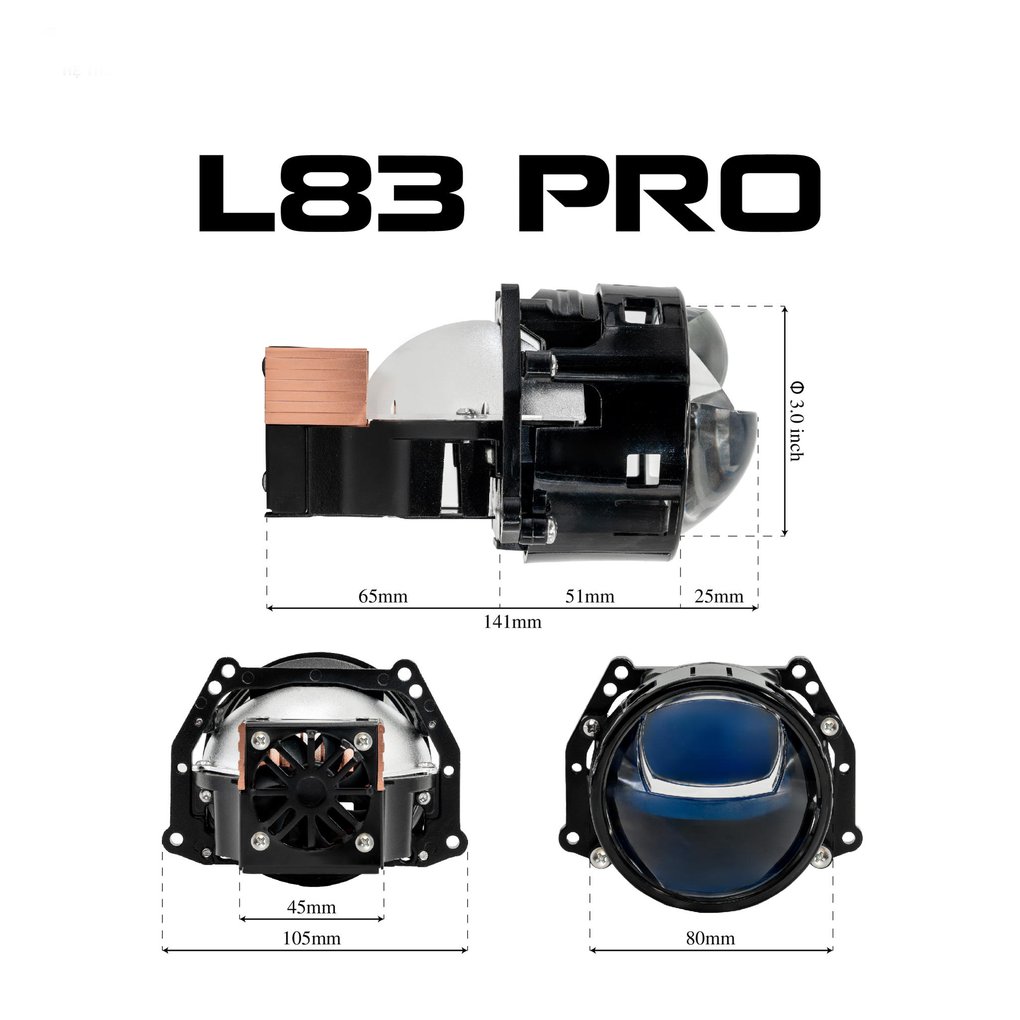 BI LED HENVVEI L83 PRO - Suncar